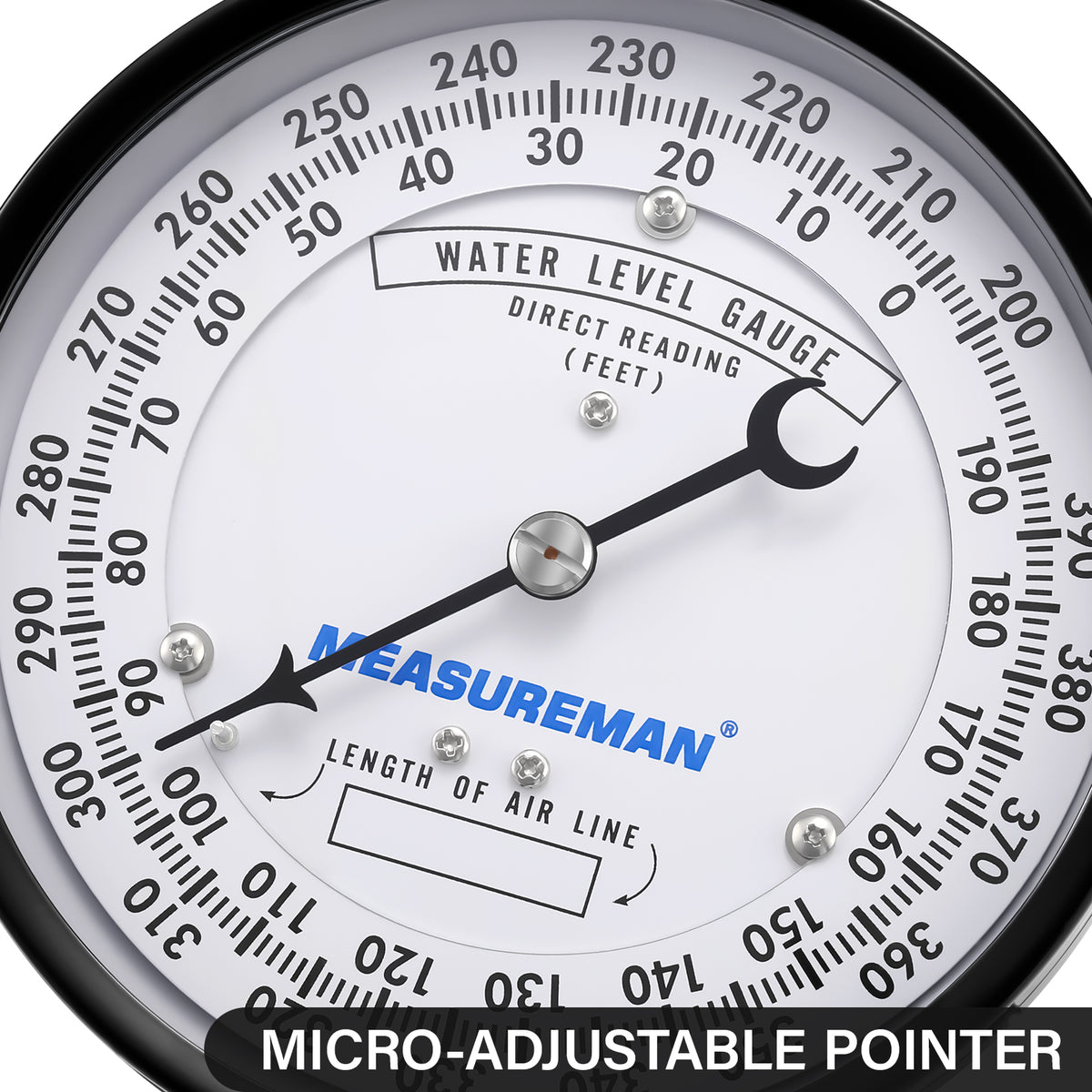 MEASUREMAN 4-1/2" Water Level Gauge Lower Mount – Measureman Direct