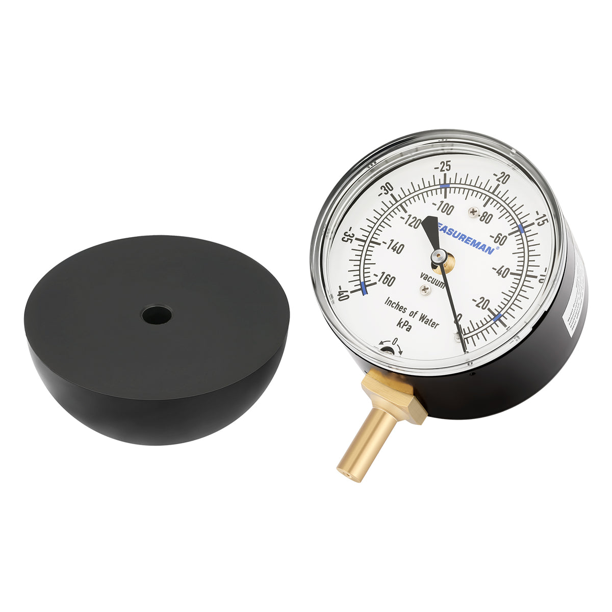 MEASUREMAN Vacuum Cleaner Suction Gauge, 0-160 Inches of Water Measure ...