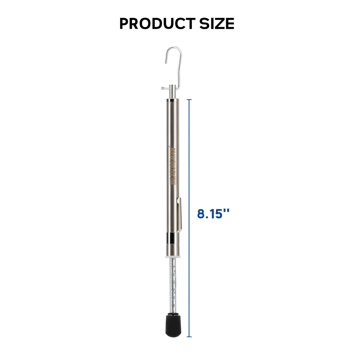 MEASUREMAN Dual-End Door Force Gauge, 0-35 Lbs/16kg Push Pull Tester ...